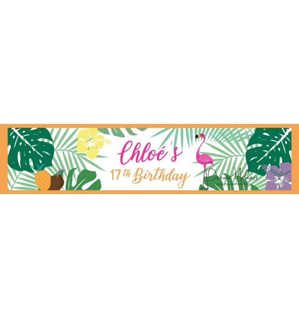 Tropical Drink Ideas Label